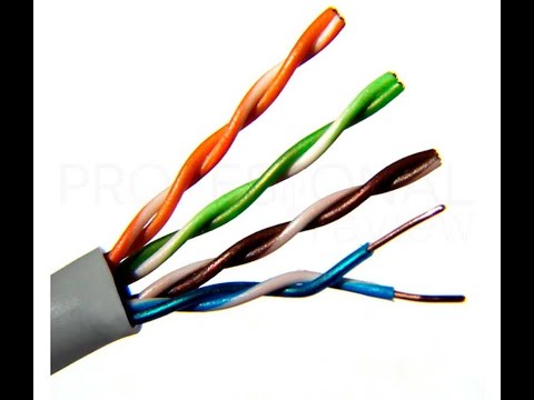 CONSTRUYENDO UN CABLE DE PAR TRENZADO: RECTO Y CRUZADO - YouTube