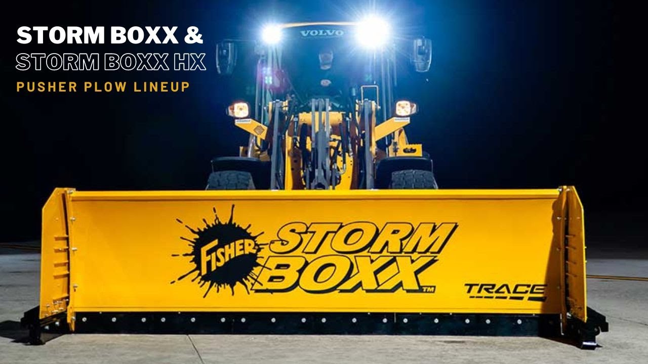 FISHER® STORM BOXX™ Pusher Plows - YouTube
