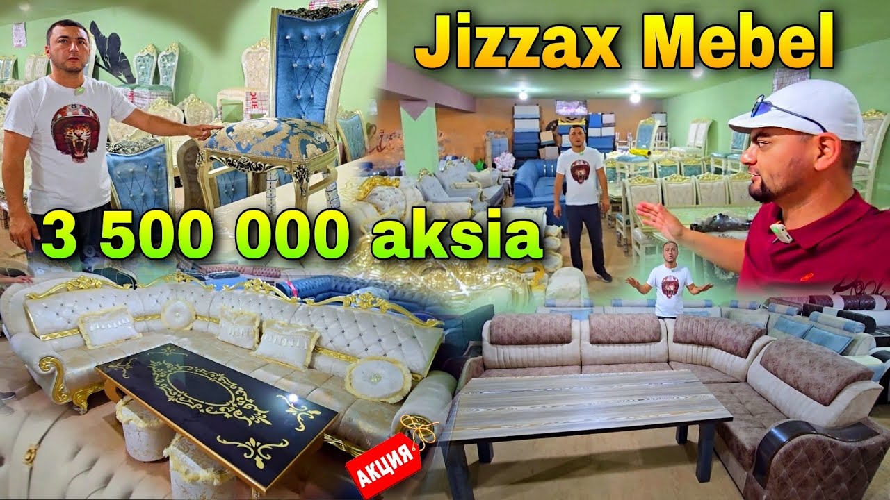 JIZZAX MEBEL ENG ARZON JOIDAN 12.VILOYATGA DASTAVKASI BILAN YUMSHOQ ...