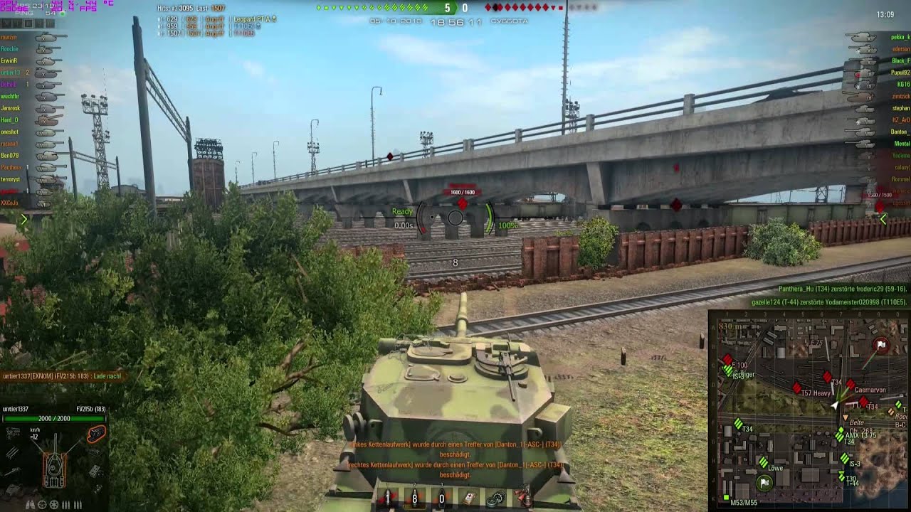 World of Tanks - FV215b 183 - Hafen - YouTube