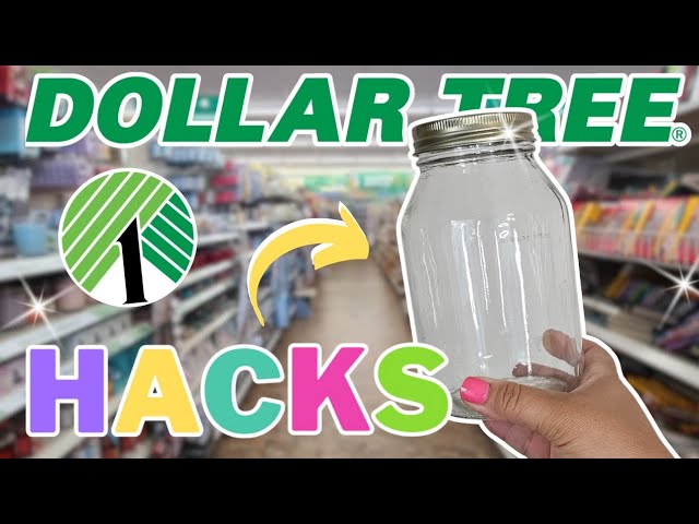 Mason Jar Dollar Tree Craft