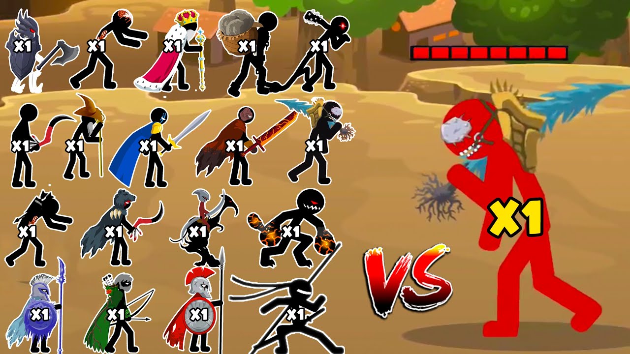 Giant Lord Sightless 1vs1 All Stick Figures Army In New Update Stick ...