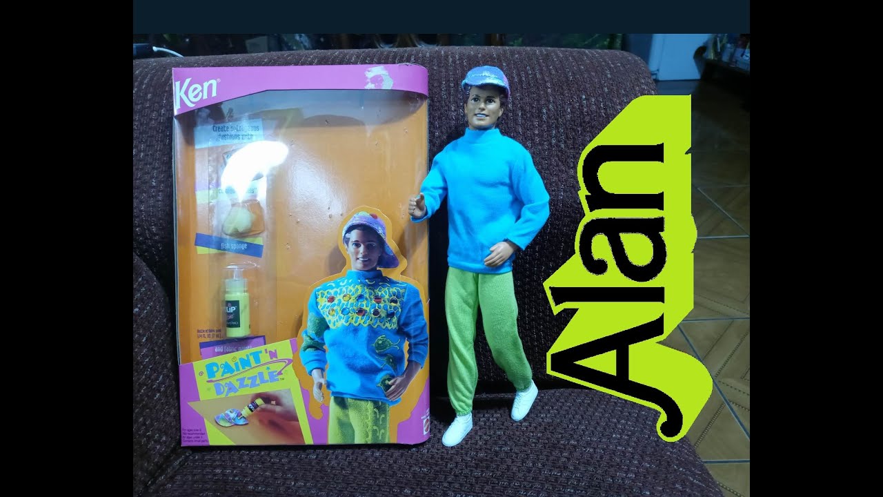 1990 "WEDDING DAY" Alan + 1993 "PAINT 'N DAZZLE" Ken Fashion = "PAINT ...