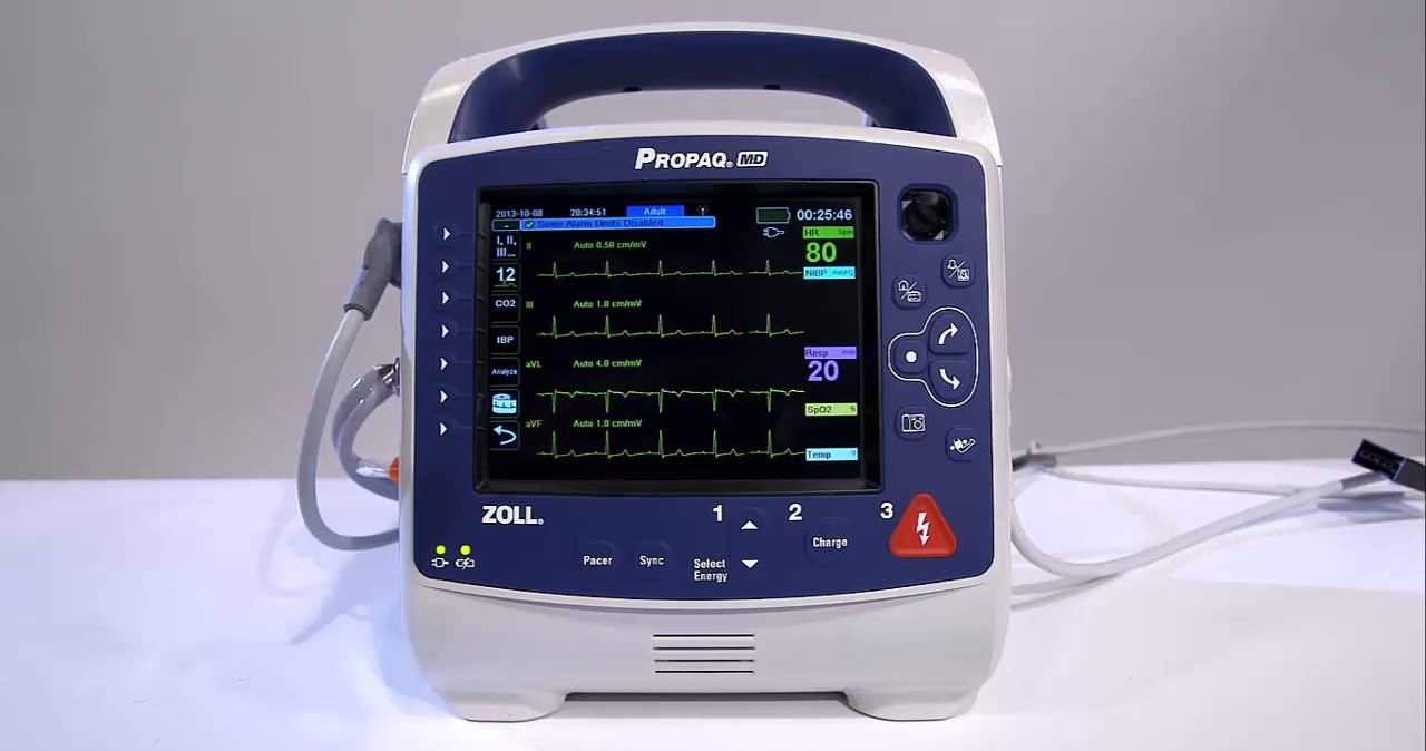 Propaq MD ECG Monitoring - YouTube