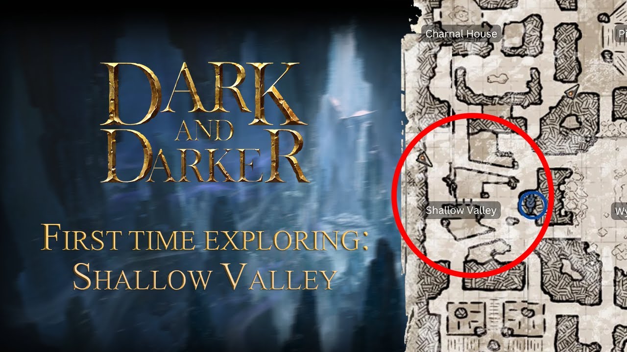 Dark and Darker - First time exploring: Shallow Valley of the Ice Abyss ...