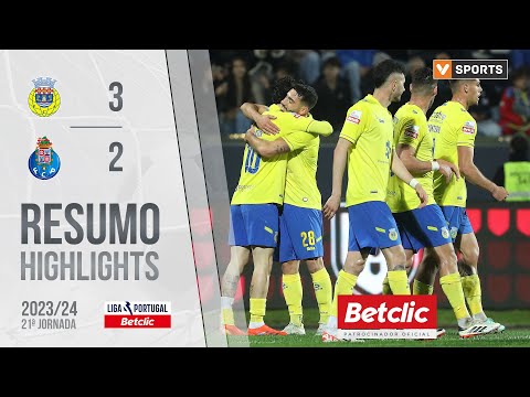 Resumo: Arouca 3-2 FC Porto (Liga 23/24 #21)
