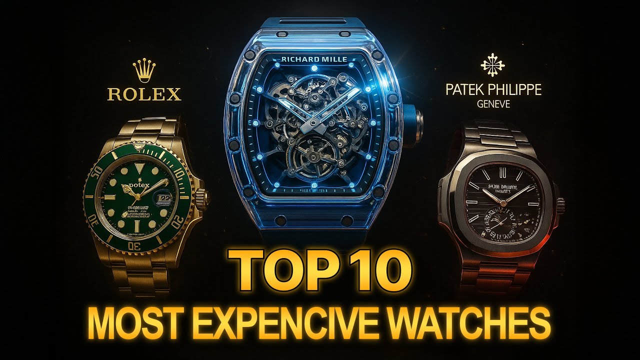 💎 Top 10 Most Expensive Watch Brands in the World - YouTube