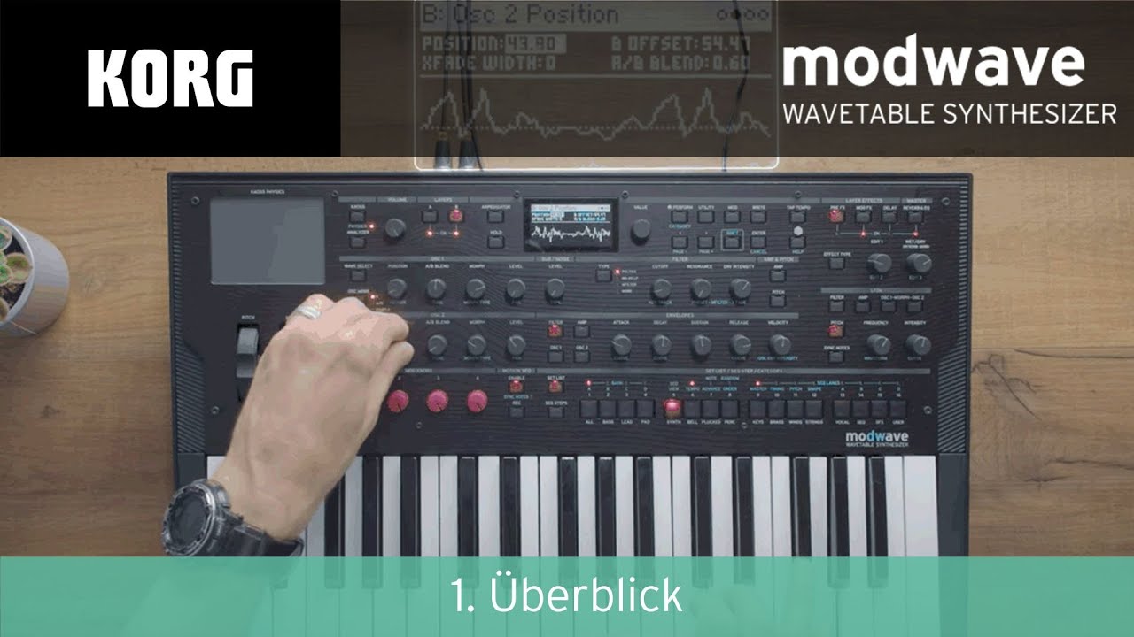 KORG modwave Master Class - Folge 1: erster Überblick - YouTube
