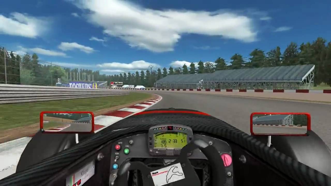 netKar-PRO F2000 @ SPA 2001 Layout - YouTube