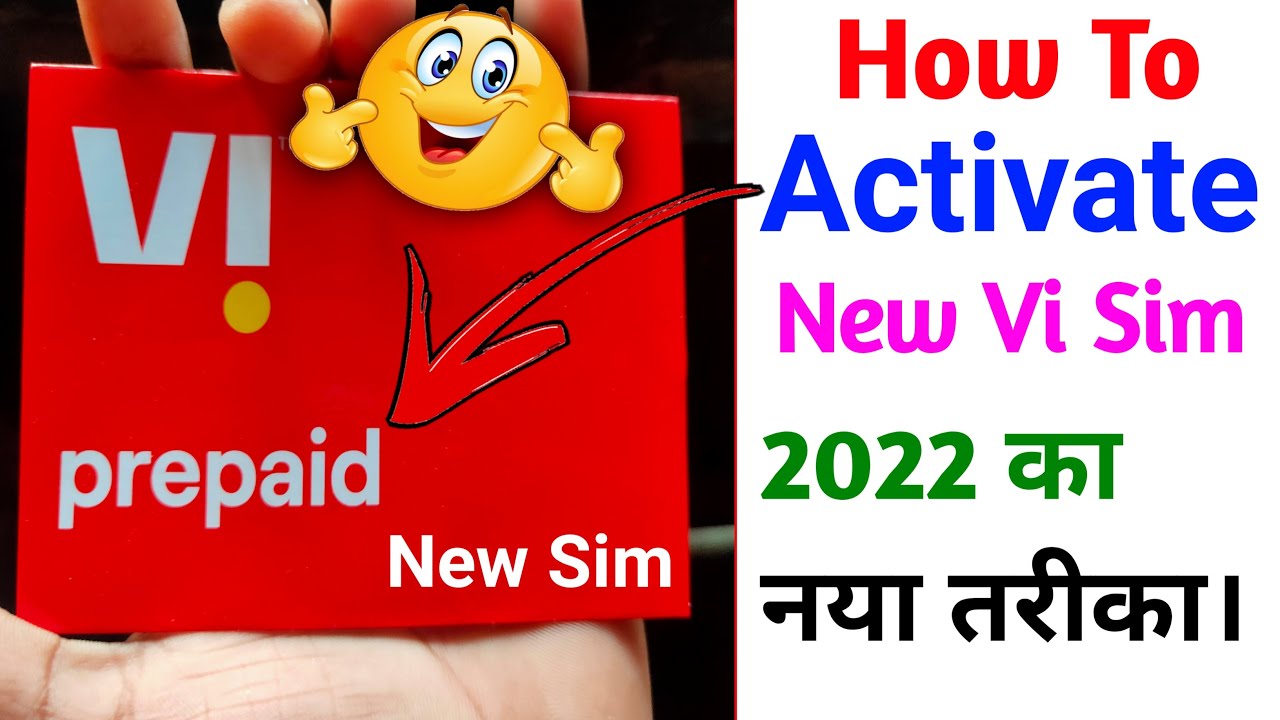 New Vi Sim Ko Activate Kaise 2022 || How To Activate New Vodafone Sim ...