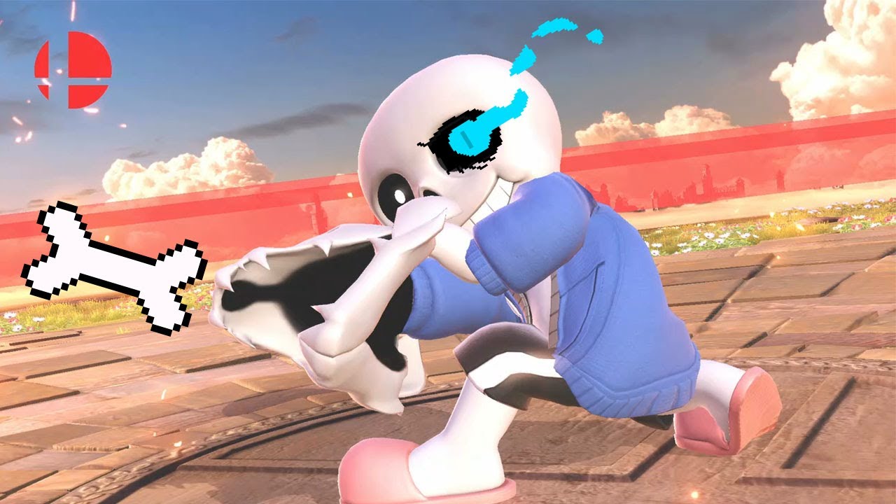 Sans Wins His First Ever Smash Ultimate Battle - YouTube