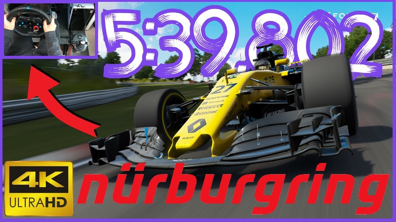 Forza Motorsport 7 | Renault F1 Nürburgring Time Attack | Logitech G29 ...