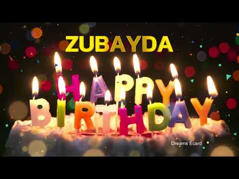 ZUBAYDA Happy Birthday Status  |  Happy Birthday ZUBAYDA | Special wishes for ZUBAYDA #birthday
