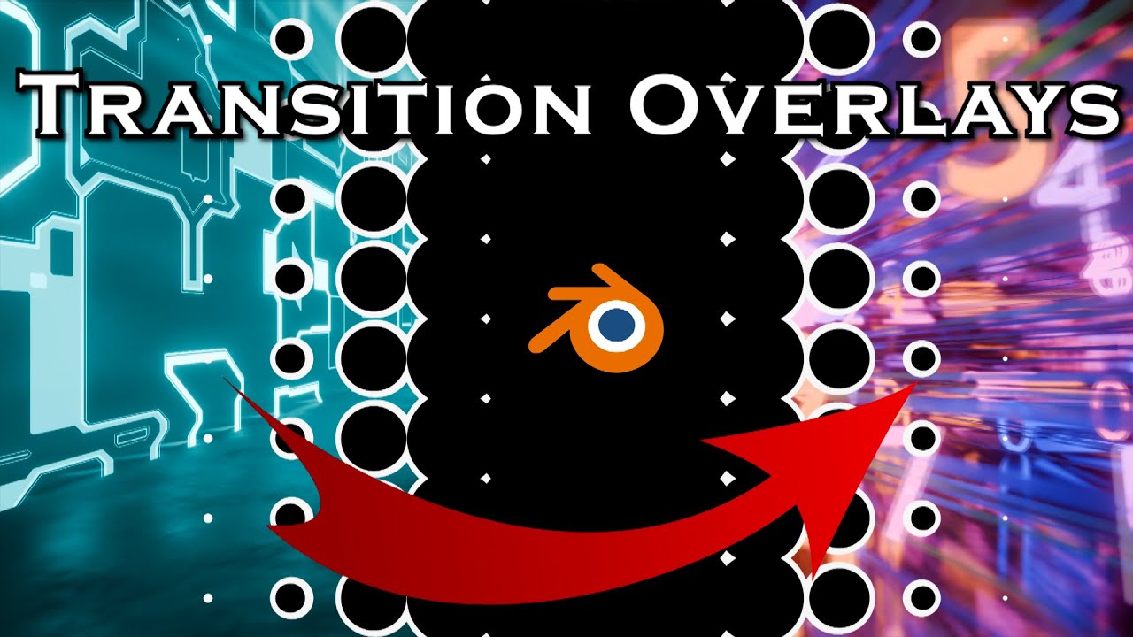 Video Transition Overlays Using Shaders Blender Tutorial Youtube