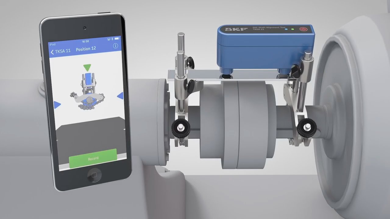 Outil d’alignement d’arbre SKF TKSA 11 - YouTube