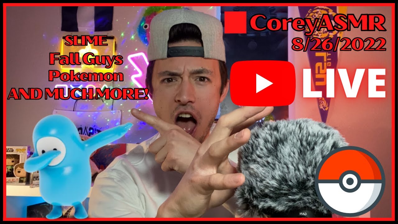 Corey ASMR | YouTube ASMR Livestream | August 26 2022 - YouTube