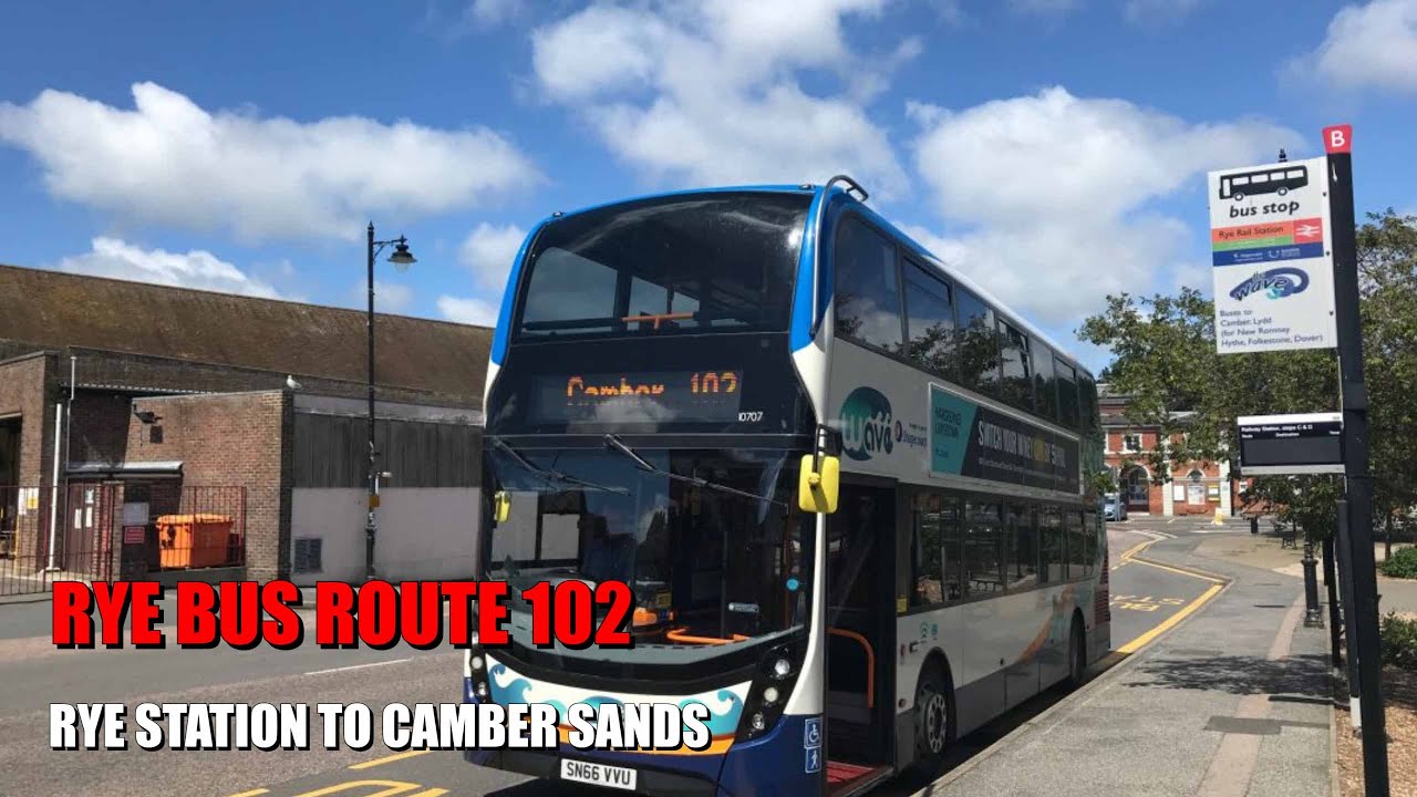 Exploring the Scenic Bus Ride from Rye Station to Camber Sands | Bus ...
