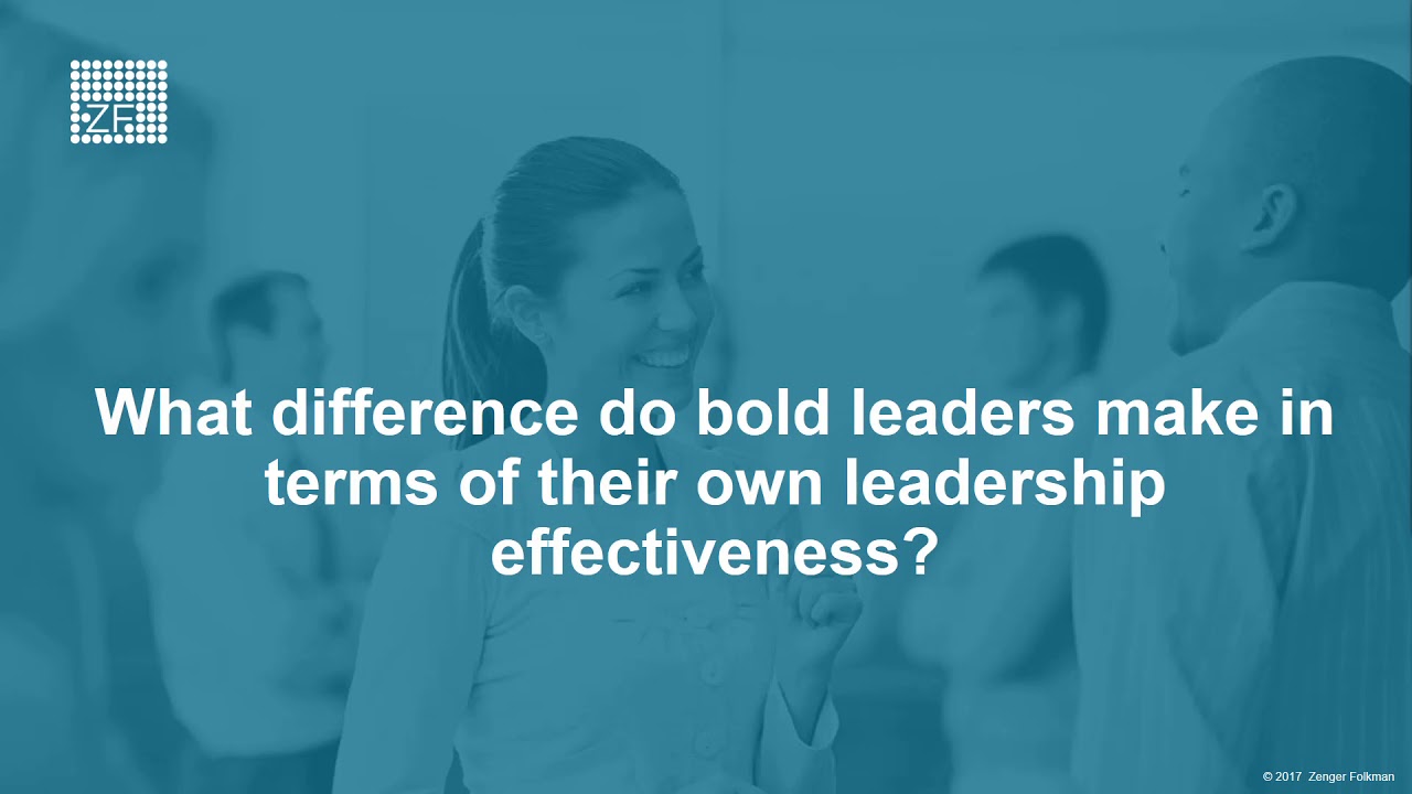 BOLD LEADERSHIP — A New Competency for the Future - YouTube