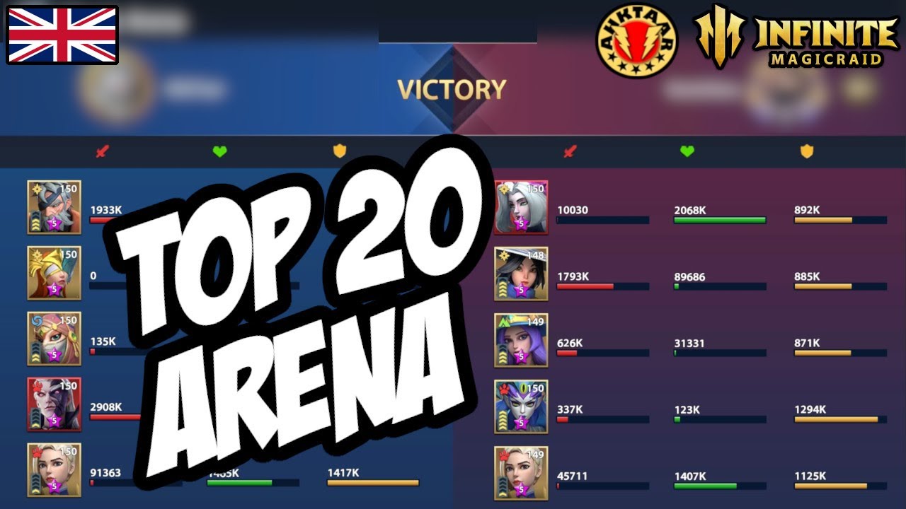 [Infinite Magicraid] TOP 20 CLASSIC ARENA gameplay - YouTube