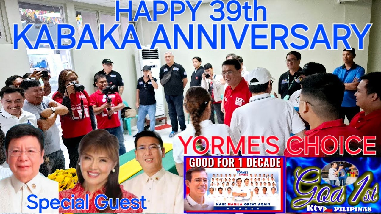 YORMES CHOICE KASAMA SILA IMEE,MARCOLETA AT WILLBERT LEE SA 39TH DAY NG KABAKA SA DISTRICT 5 ...