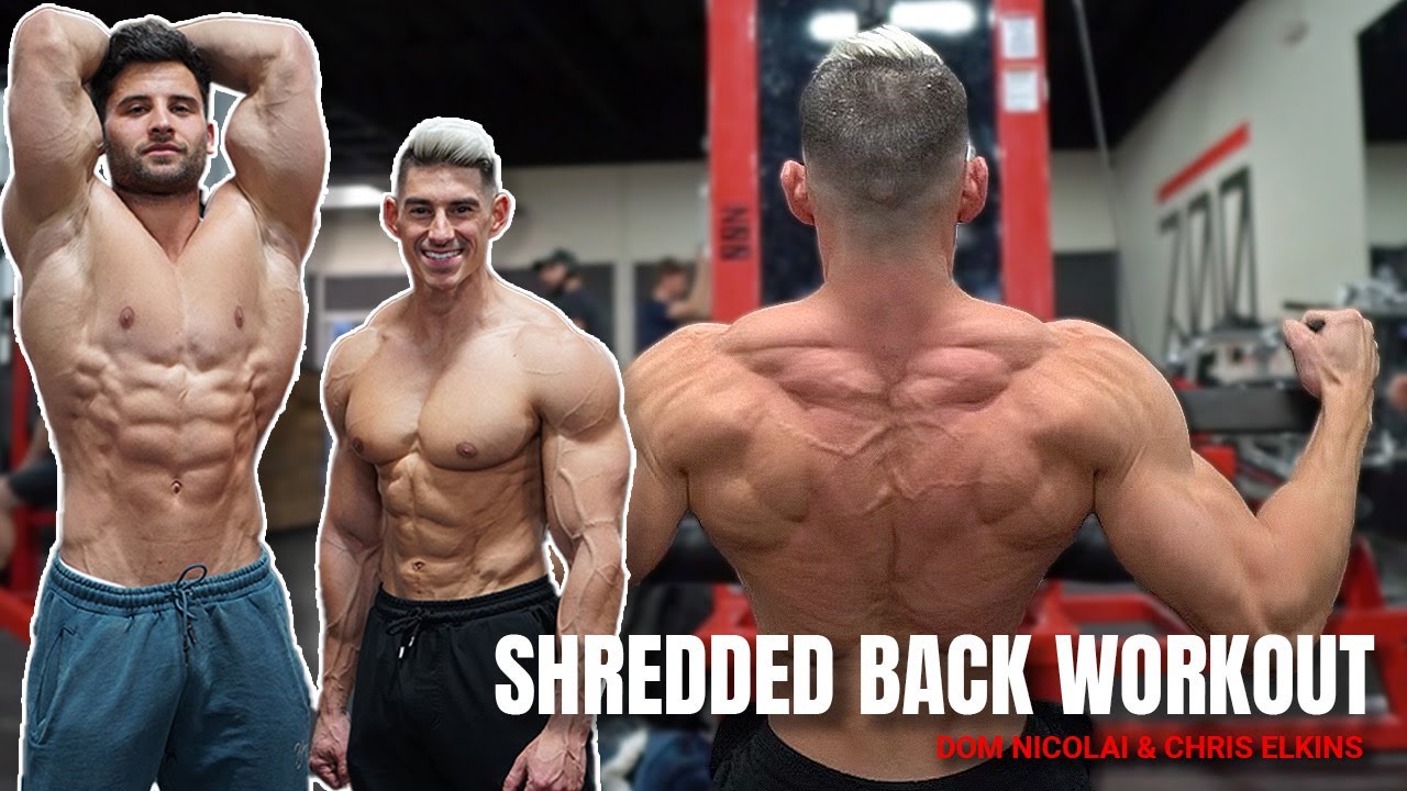 Shredded Back Workout with Dom Nicolai and Chris Elkins - YouTube