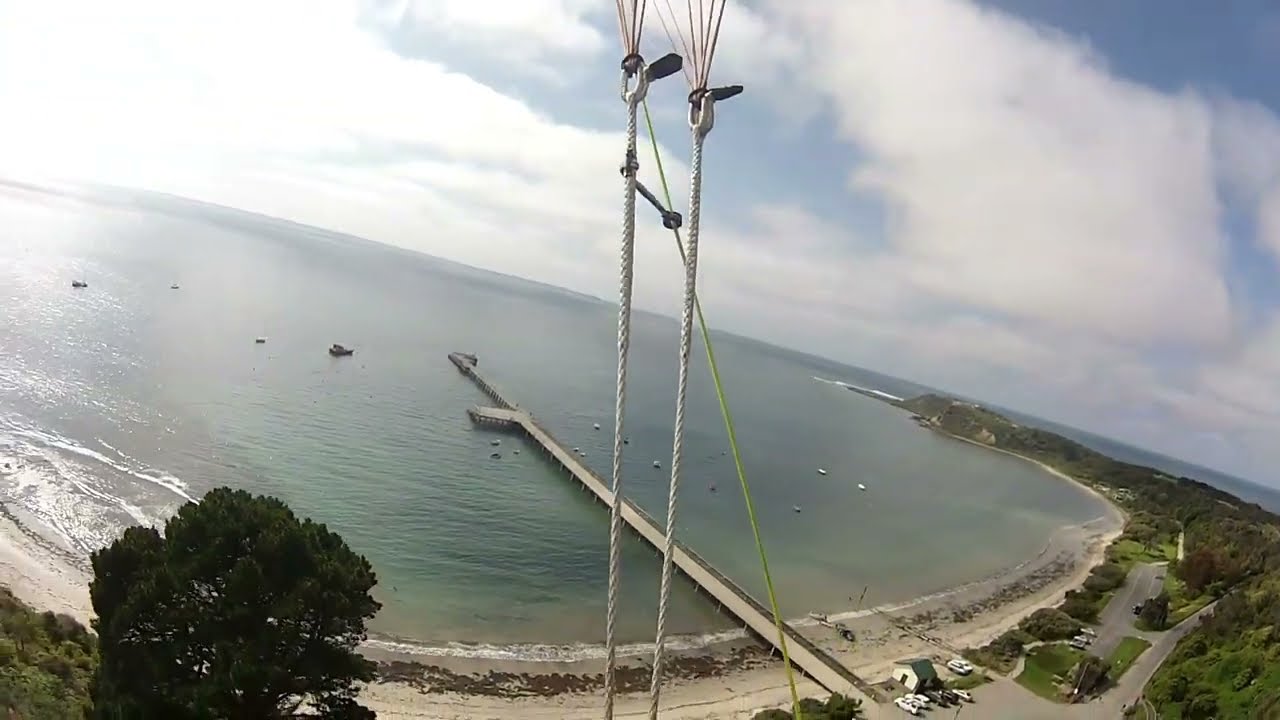 221020 Paragliding Flinders Monument and Golf Course Victoria Australia ...