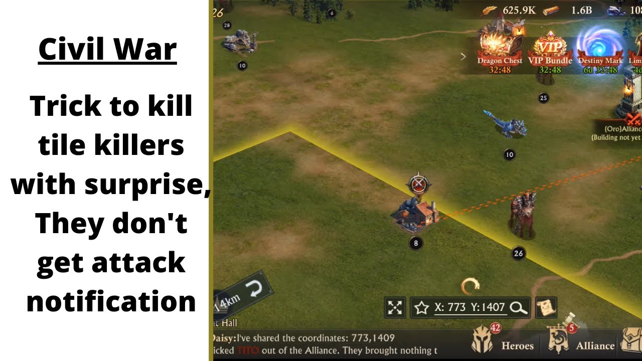 Civil war - Trick to kill tile killers with a surprise, they don't get ...