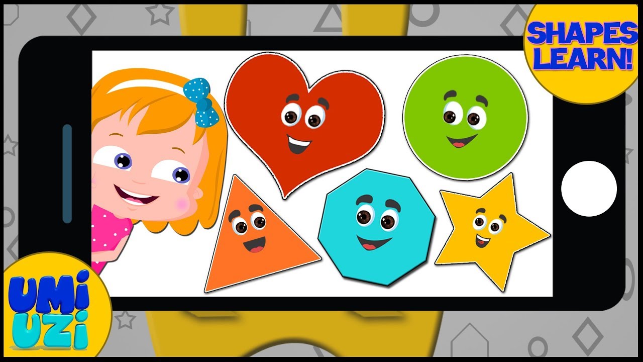 Umi Uzi | Shapes Learning | Educational Fun to watch Cartoon Video ...