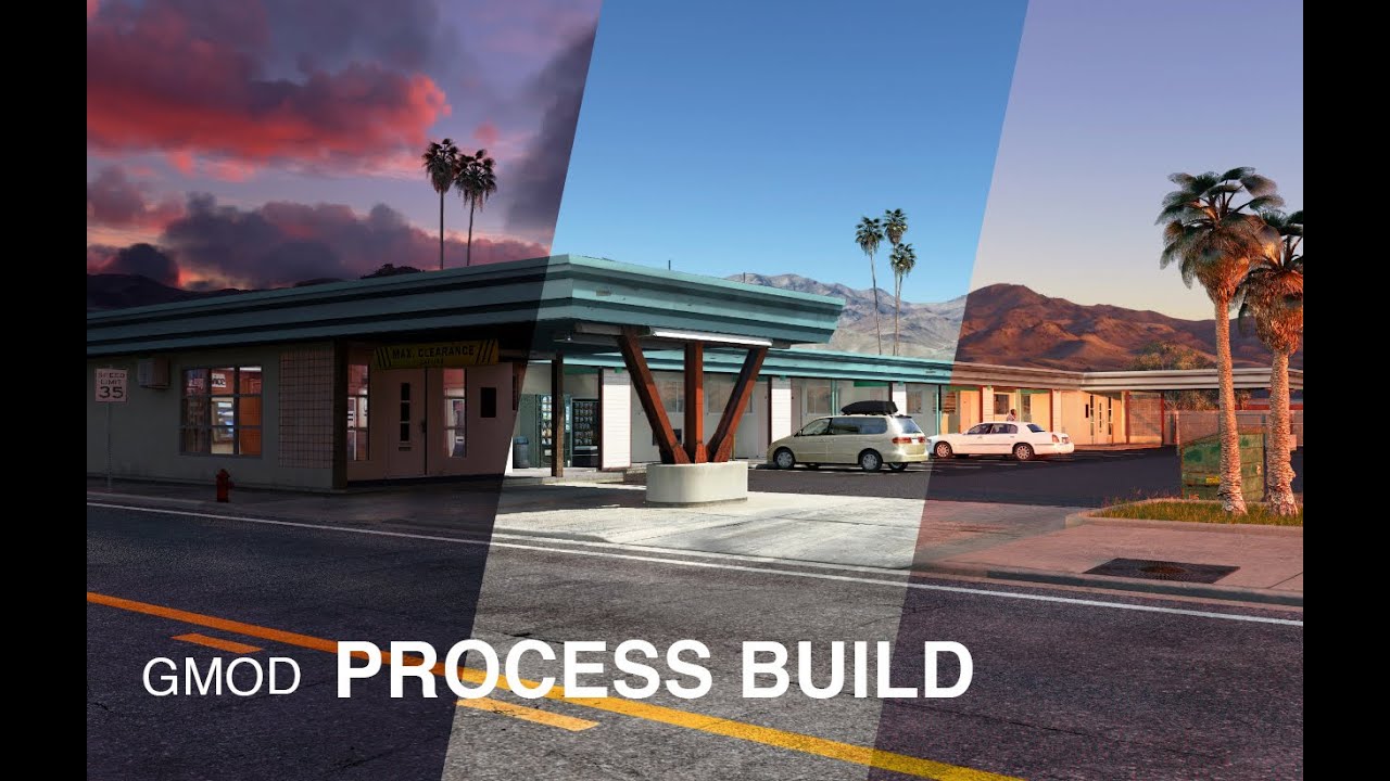 Garry's Mod | Process Build - Roadside Motel - YouTube