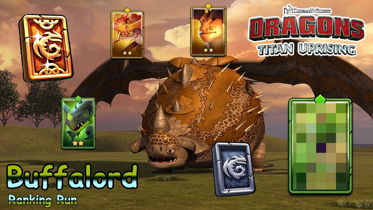 Dragons: Titan Uprising / Buffalord Ranking Run / Full Battle / BP 8600 ...