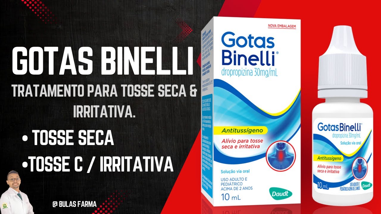 GOTAS BINELLI - como tomar? Para que serve? - YouTube