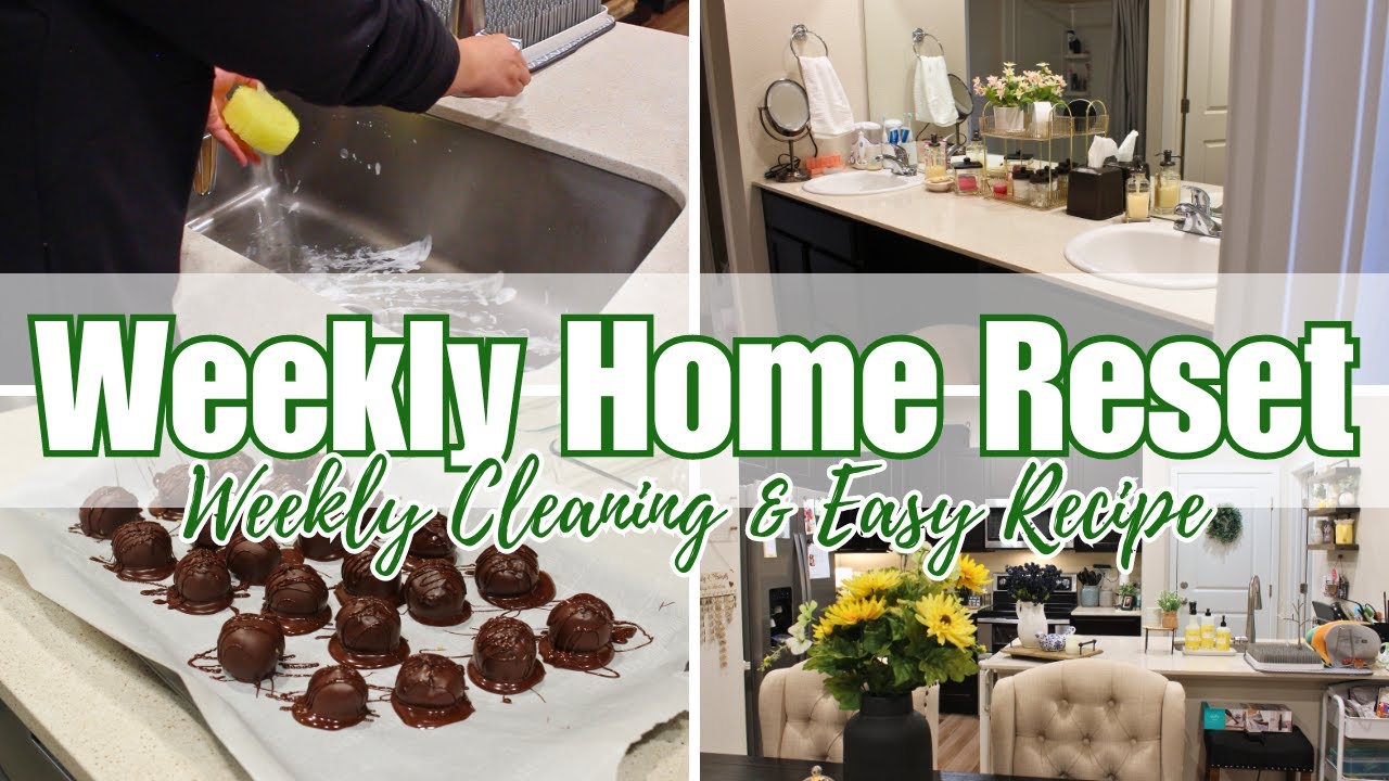 WEEKLY HOME RESET | EXTREME CLEANING MOTIVATION | WEEKLY CLEANING ...