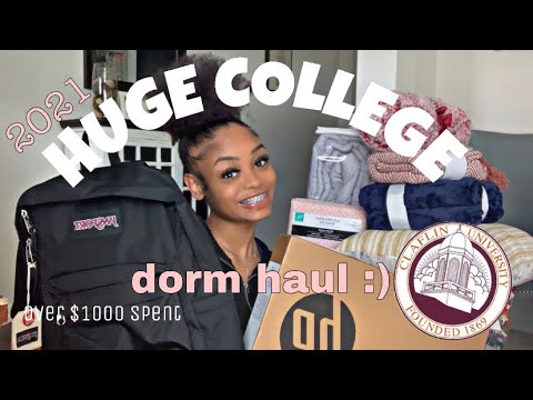 2021 | HUGE COLLEGE DORM HAUL | Freshman year *supplies, essentials ...