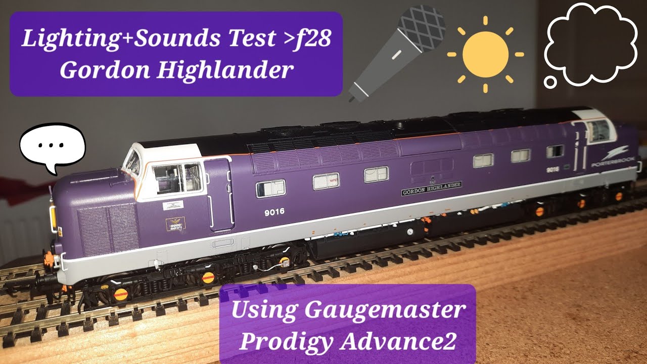 Lighting & Sound Test up to f28 using my Gaugemaster Prodigy Advance2 ...