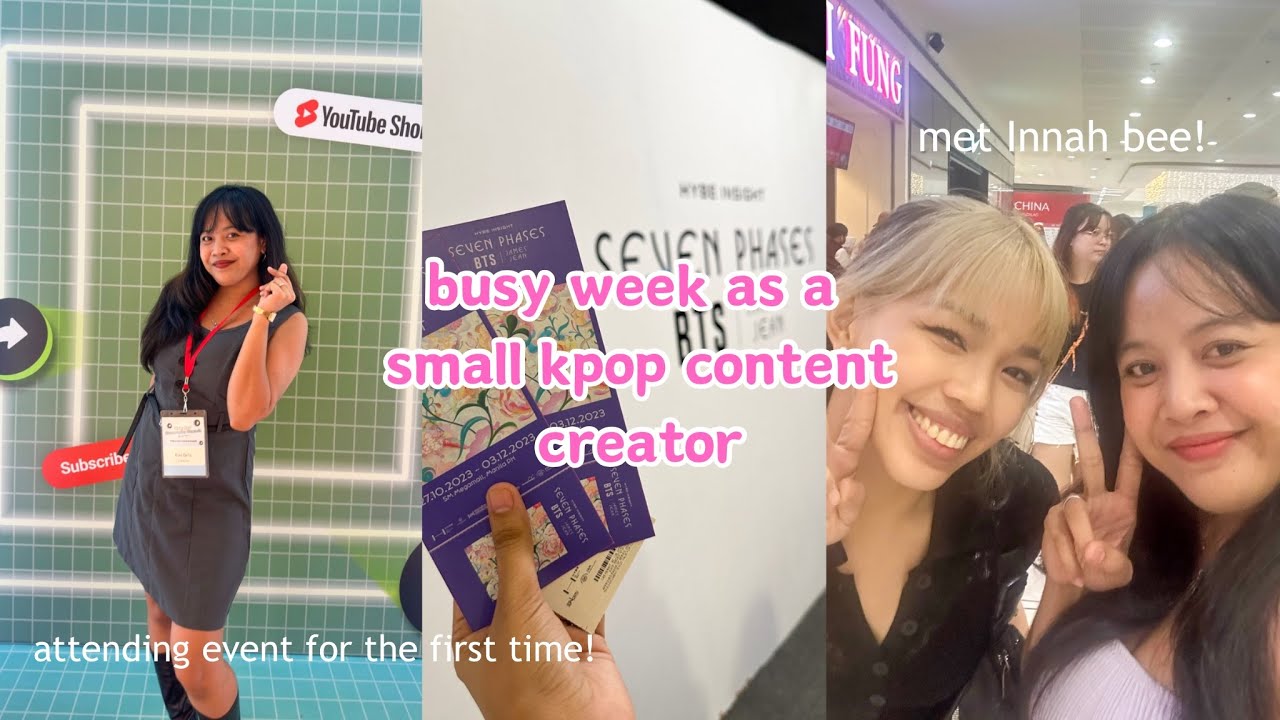 a week in my life as a kpop content creator in the philippines ...