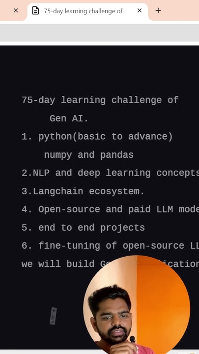 75-day learning challenge of Generative AI. #coding #developer #softwareengineer #ai #openai ...