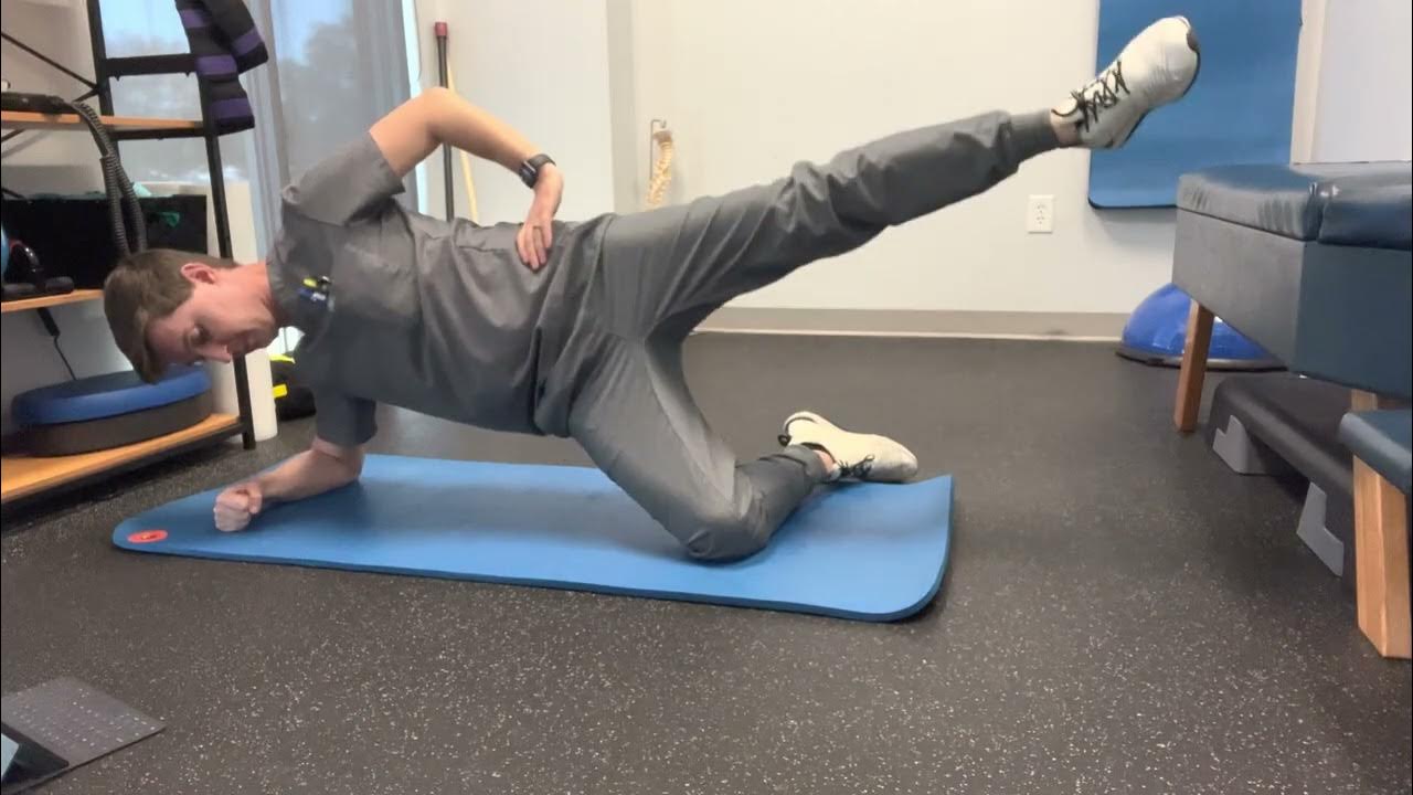 Side Plank With Hip Abduction Youtube