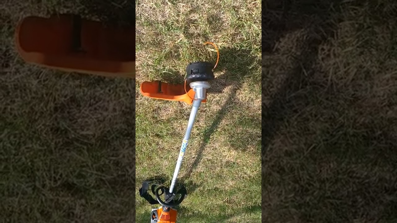 stihl fs 70r review echo speed feed 400 head on it - YouTube