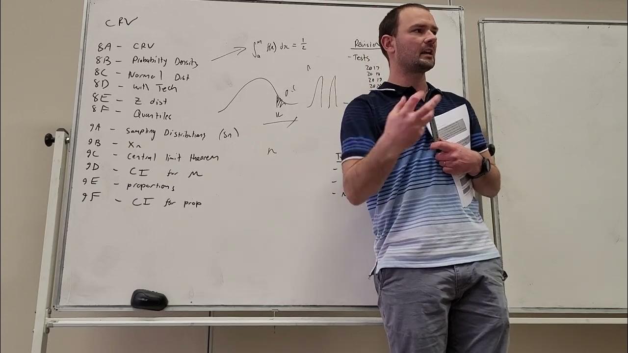 Continuous Random Variables Summary - YouTube