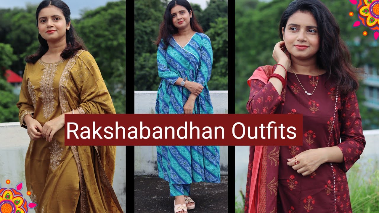 Rakshabandhan Outfit Ideas | Kurtis To Look Tall | Rakhi Outfits ...