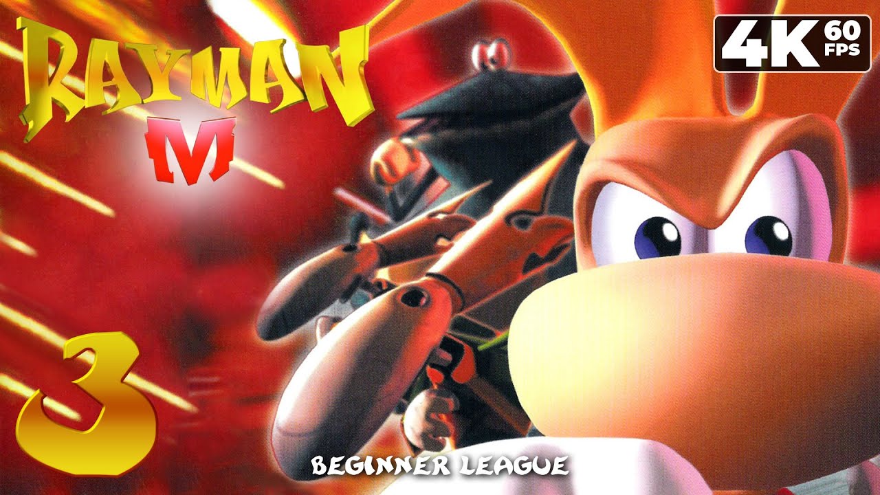 Rayman M (PC) - 4K60 Walkthrough Part 3 - Beginner League: Capture the ...