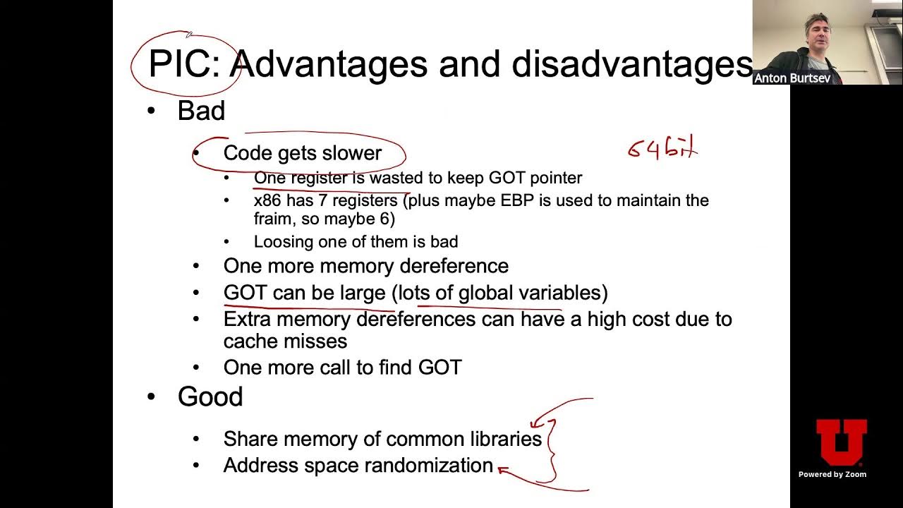 cs5460/6460 Lecture 05 -- Linking and loading (PIC) - YouTube