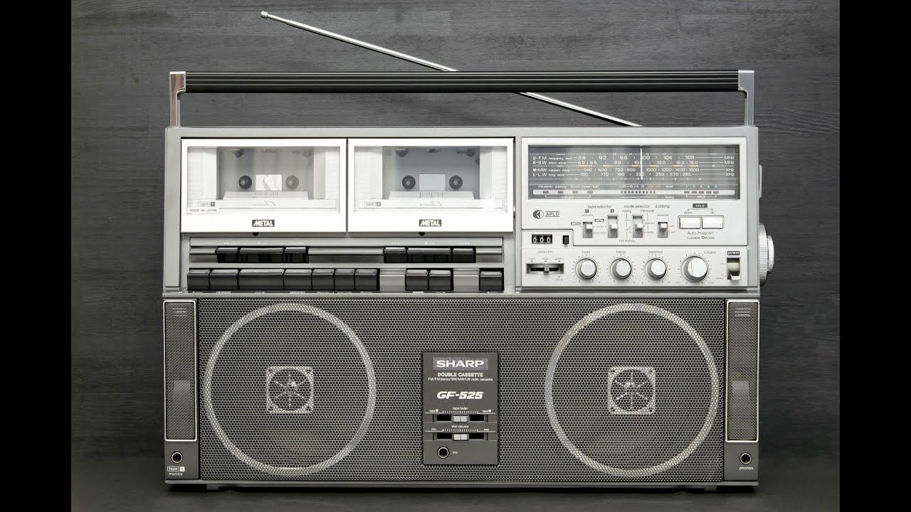 SHARP GF-525 E Mint Condition demonstration - YouTube