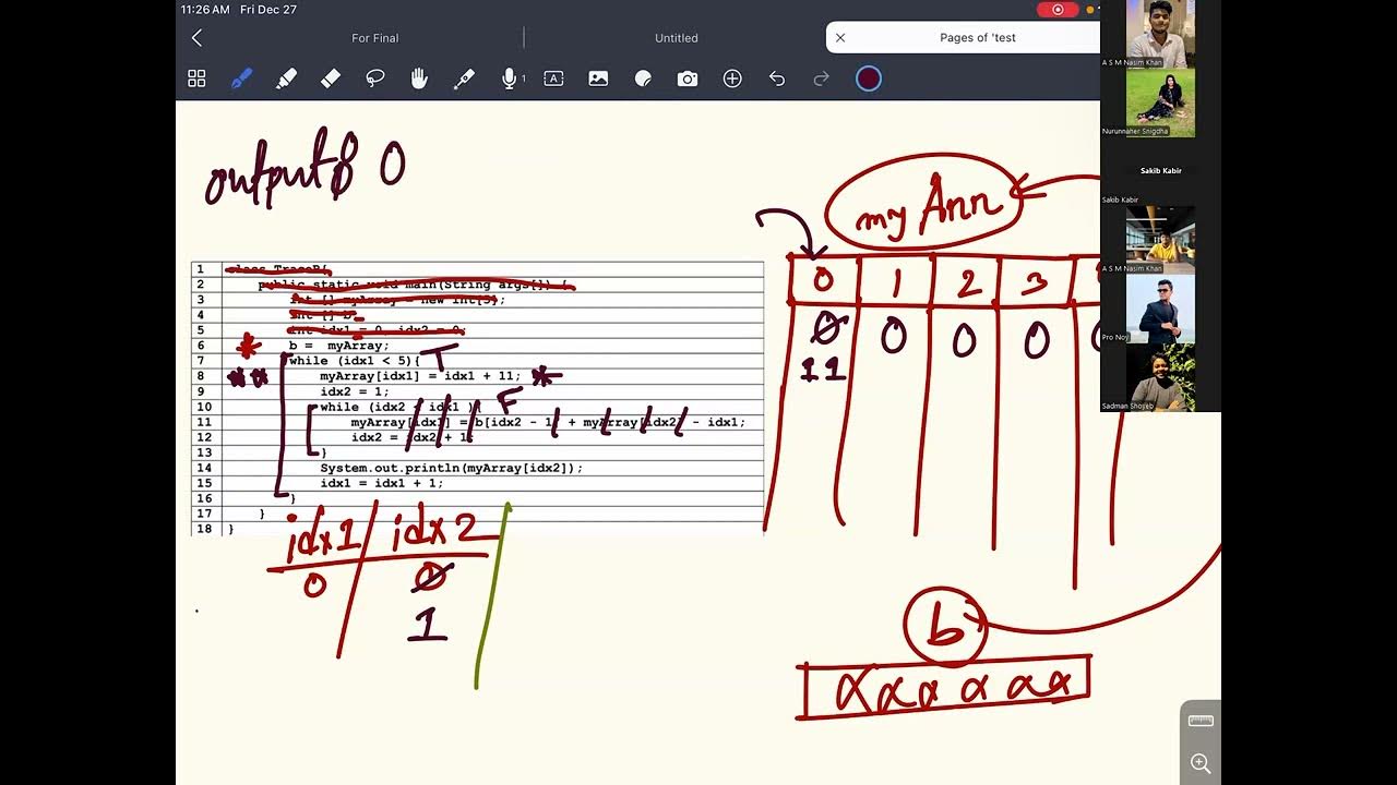 CSE110 Lab 6 (Array Tracing with Selection and Bubble Sort ) Section 8 - YouTube