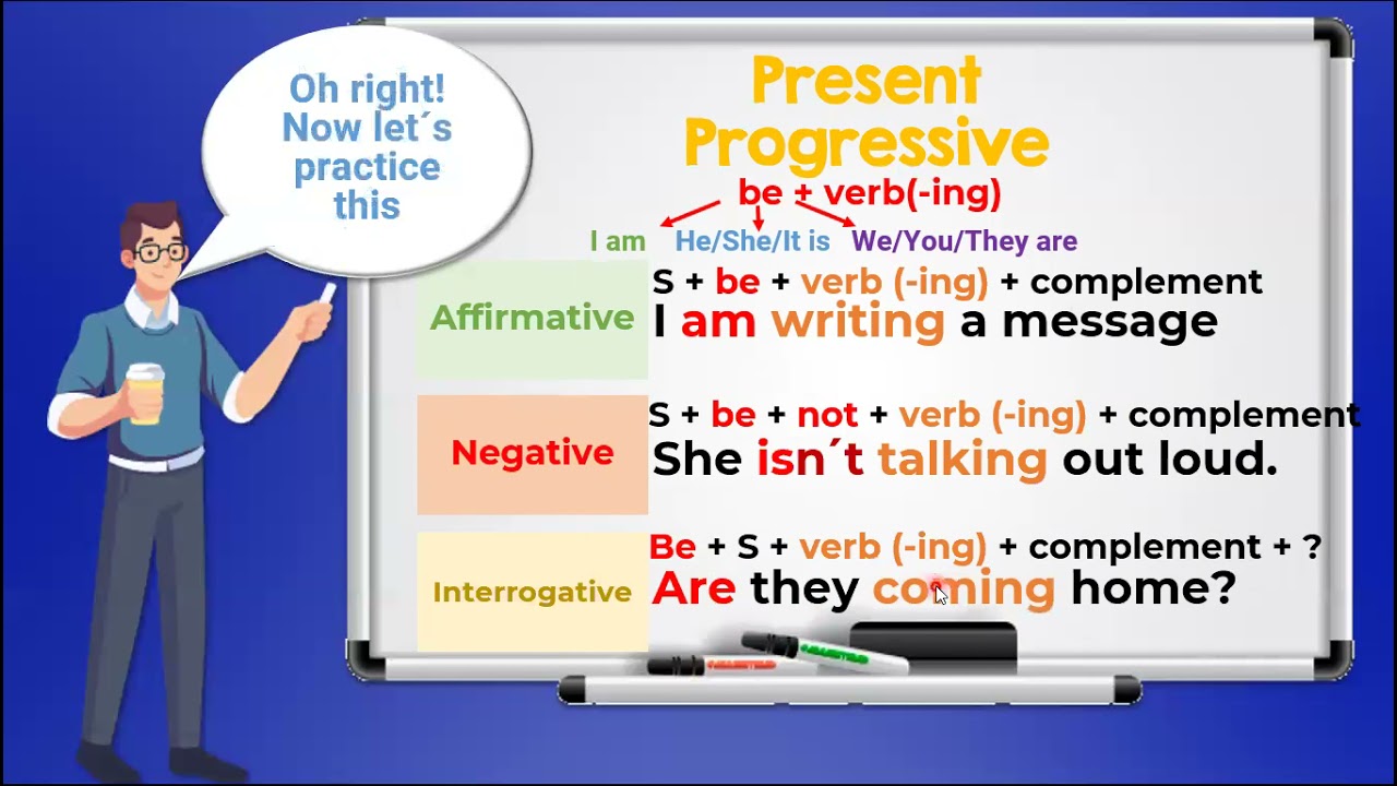 2P - Clases 16 - Present Progressive - Explanation - YouTube
