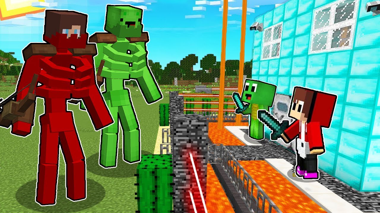Mutant Skeleton vs The Most Secure House - Minecraft gameplay by Mikey and JJ (Maizen Parody ...
