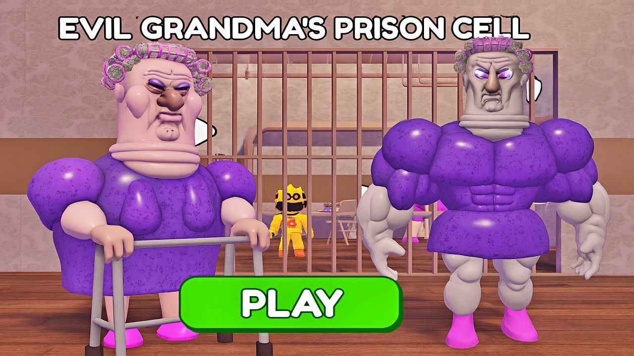 WHAT IF I BECOME EVIL GRADMA | NEW OBBY NEW CHARACTERS EVIL GRANDMA'S ...