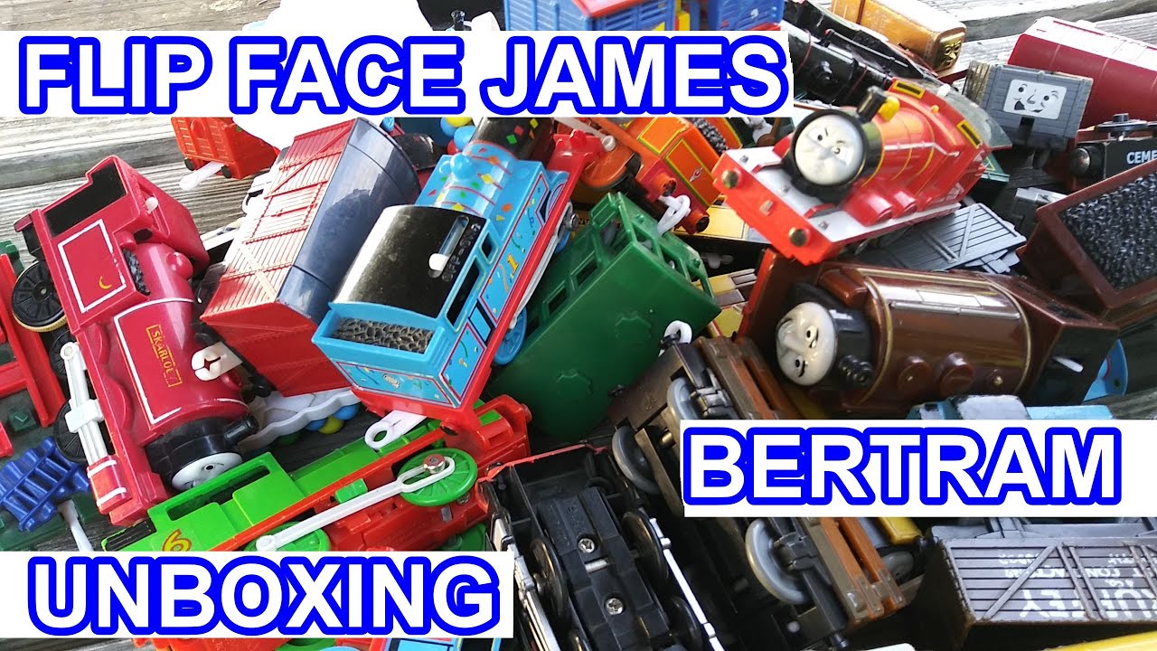 Trackmaster Thomas y sus amigos unboxing lote Bertram Flip face James ...