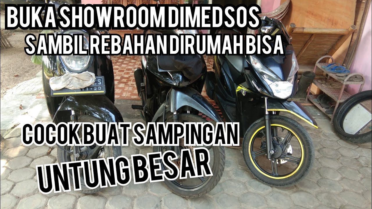 Usaha Jual Beli Motor Bekas Untung Besar,, Coba Aja - YouTube