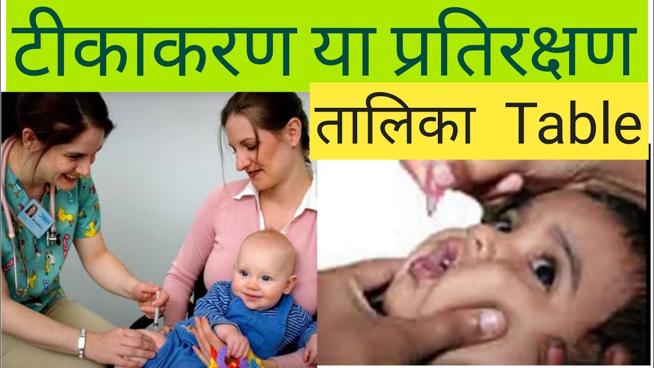 सम्पूर्ण टीकाकरण चार्ट 2024-2025 | vaccine | baby vaccination chart ...
